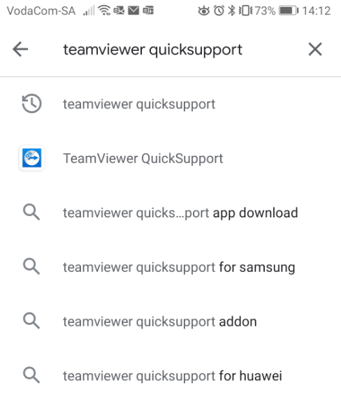 How to install Teamviewer Quicksupport on my device